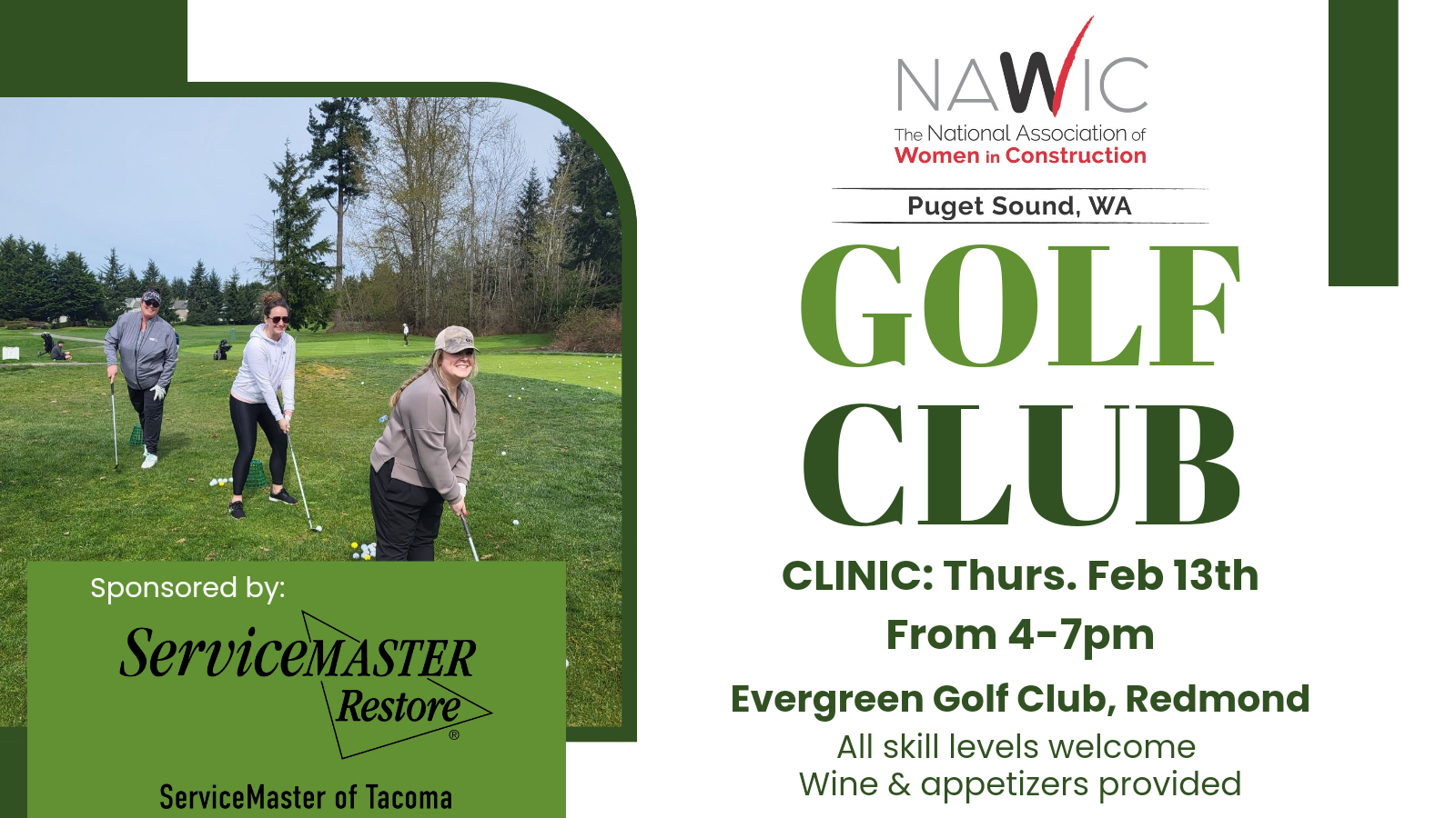 February NAWIC Puget Sound Golf Club | NAWIC Puget Sound